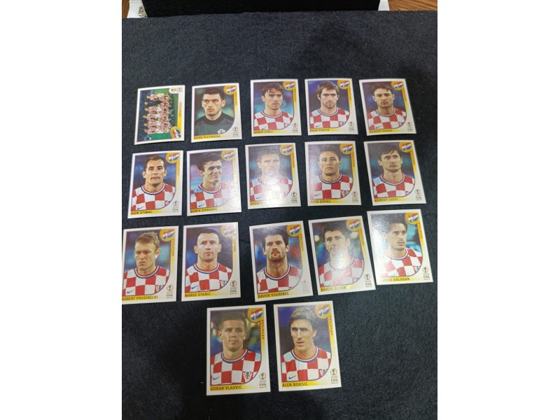 PANINI WC JAPANA KOREA 2002 - Set Hrvatska