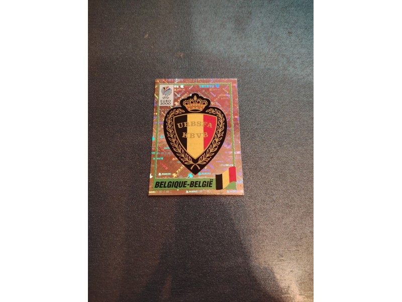 Euro Belgium-Netherlands 2000 *Panini* BELGIUM * GOLD *
