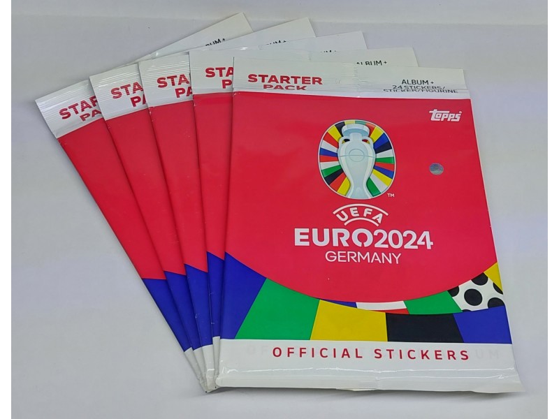 Euro (2024) Swiss topps - 5 x starter pack