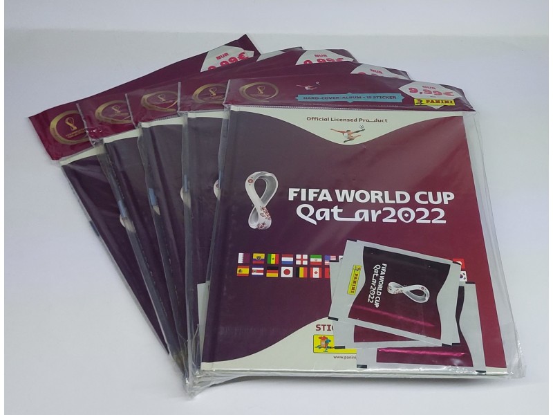 Qatar (2022) panini - 5 praznih HC albuma