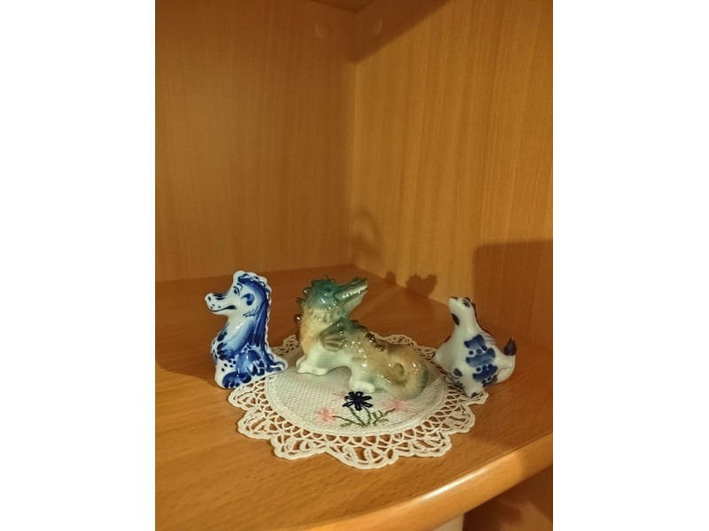 Lot figura GZHEL ruski porcelan