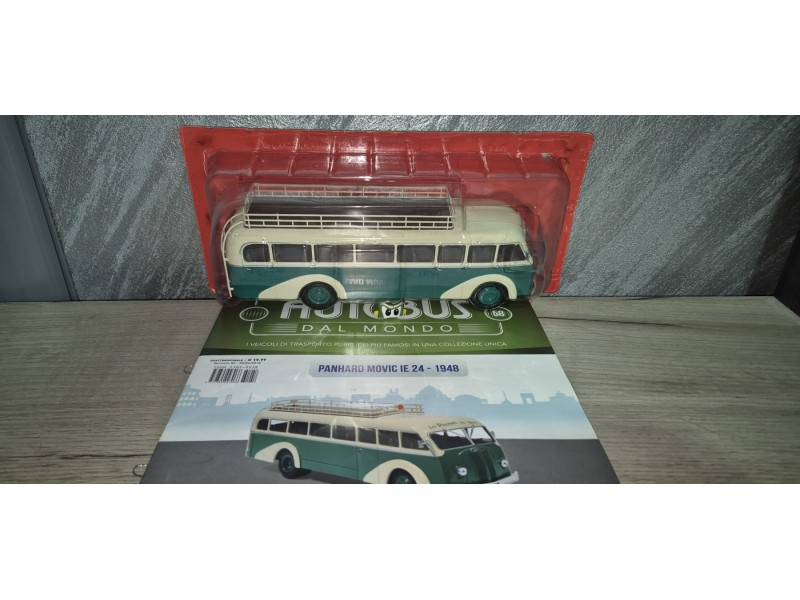 Hachette World Buses Panhard Movic IE24 (1948) 1:43