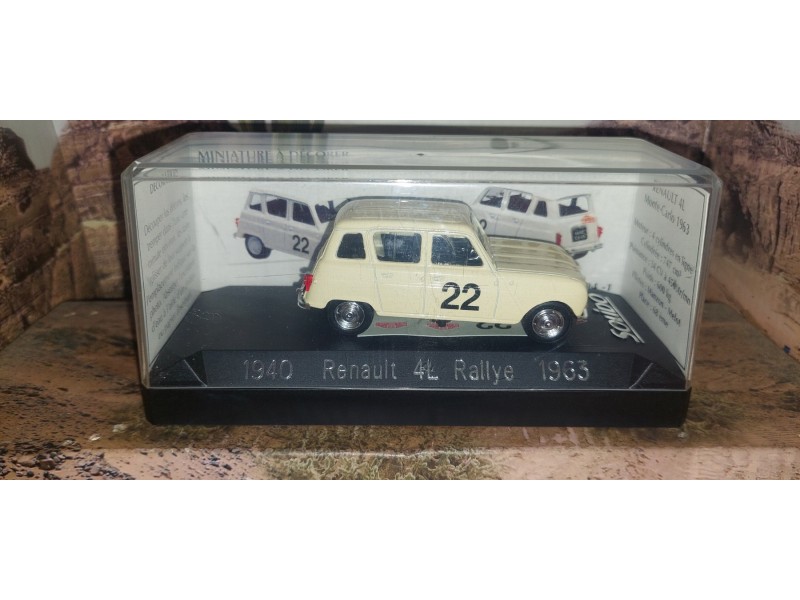 Solido 1940 Renault 4L Rallye Monte Carlo (1963) 1:43