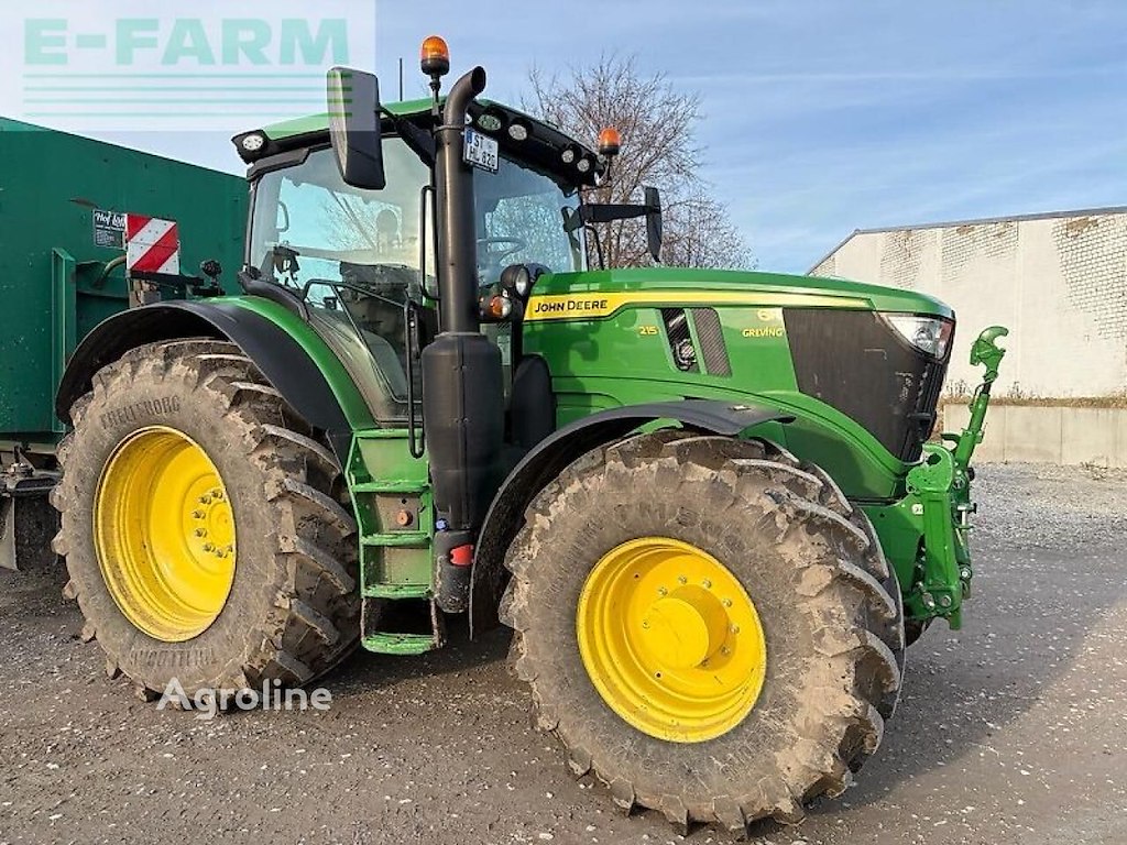 John Deere 6r 215 traktor točkaš