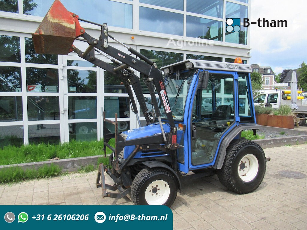 Iseki TF321H 4x4 + Cabine + Voorlader + Fronthef mini traktor