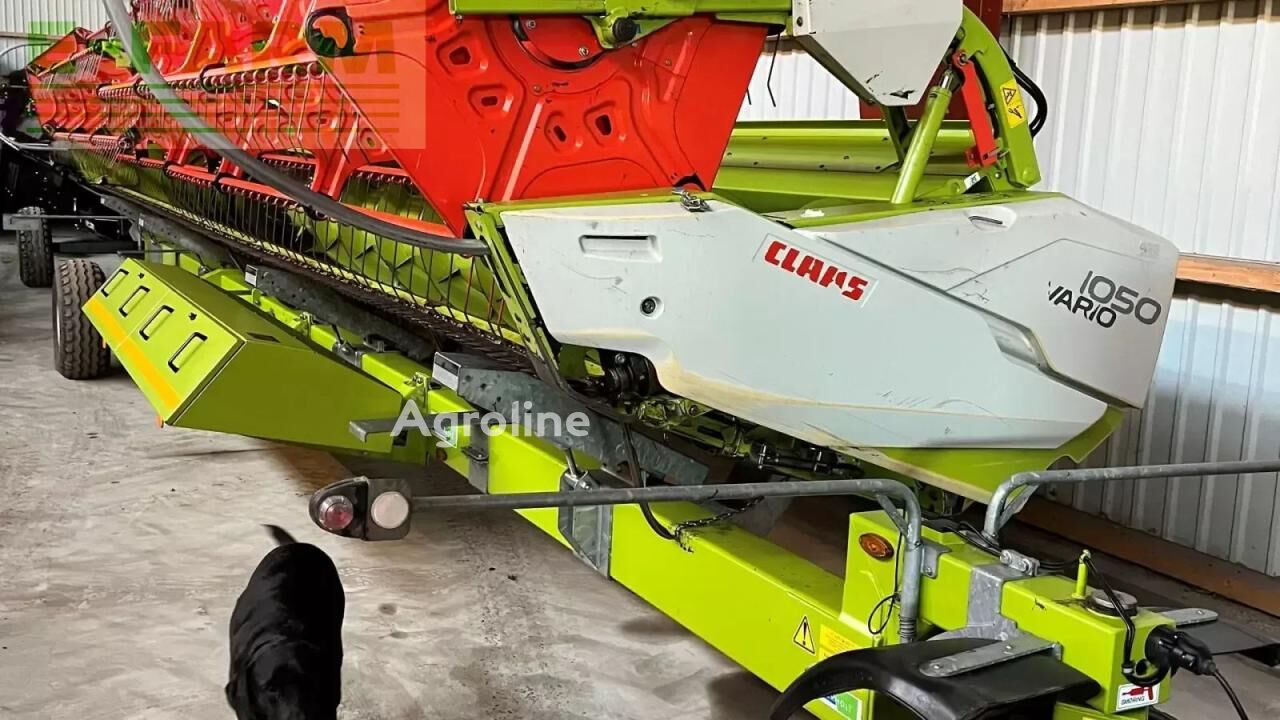 Claas 1050 skærebord m. vogn adapter za žito