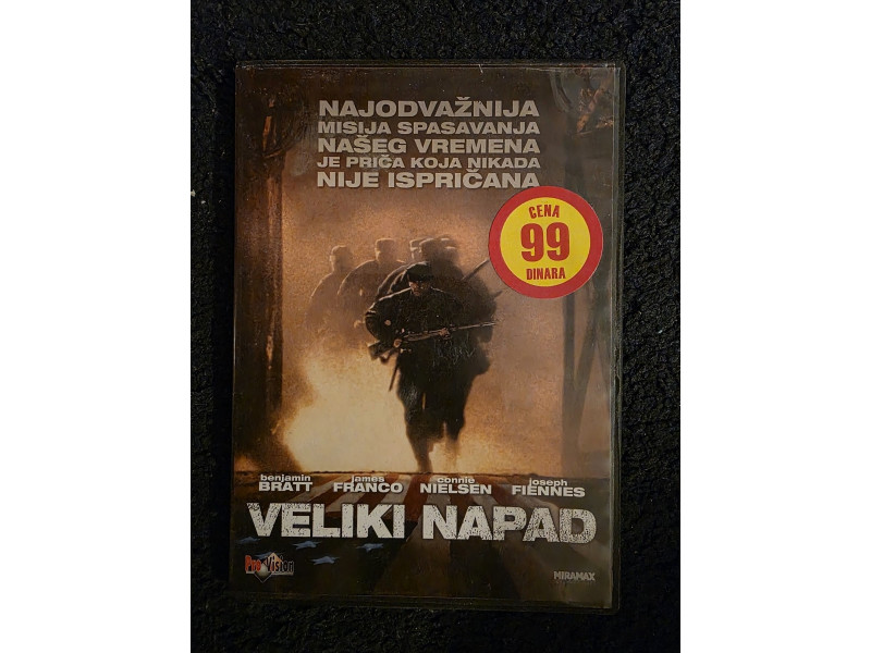 DVD film Veliki napad - novo