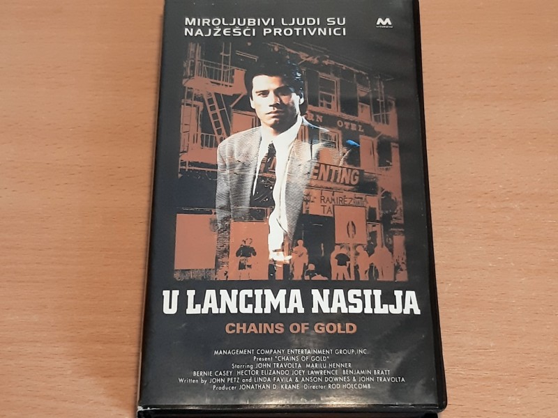 VHS - U lancima nasilja (Dzon Travolta)