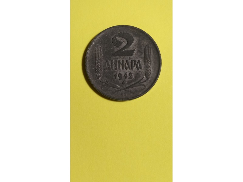Srbija 2 Dinara 1942
