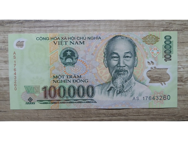 N 324 - Viet Nam - 100000 đong oko 2020 polimer - bolja