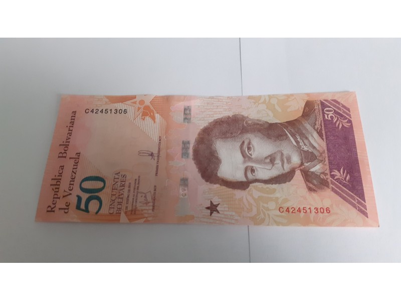 VENECUELA - 50 BOLIVARES - 2018