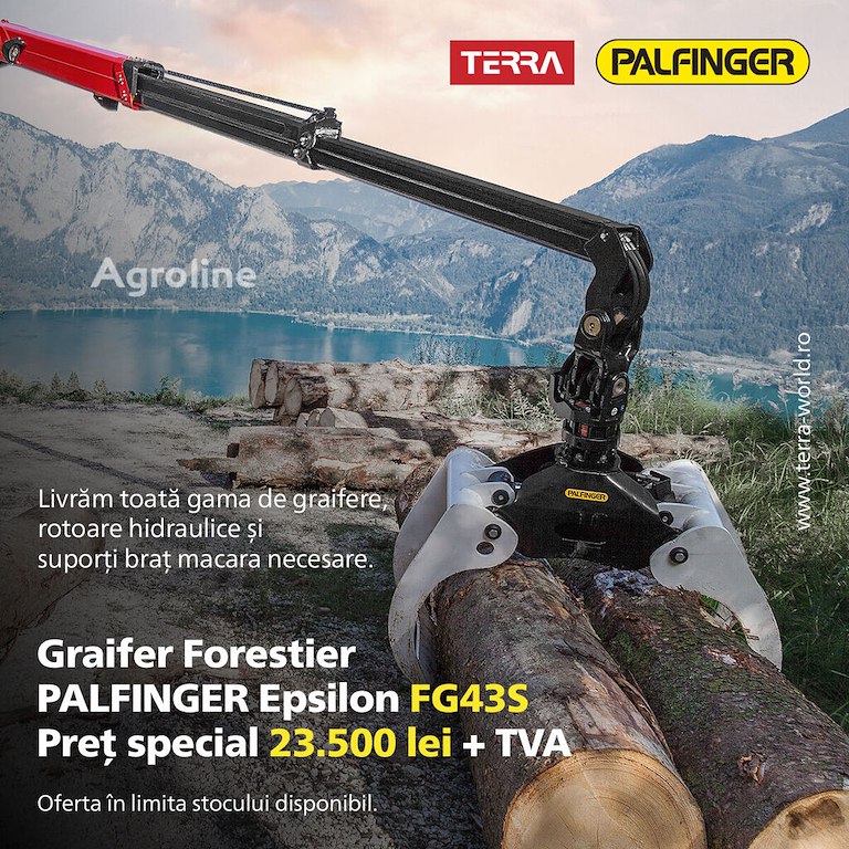 Nova Epsilon FG43S-FG53SV hvataljka za trupce
