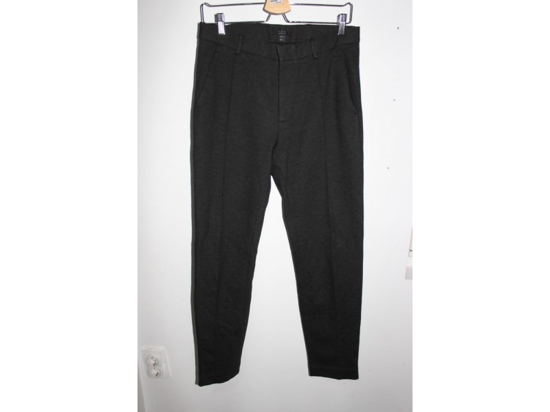 COS muske pantalone 46 S tamno sive viskoza