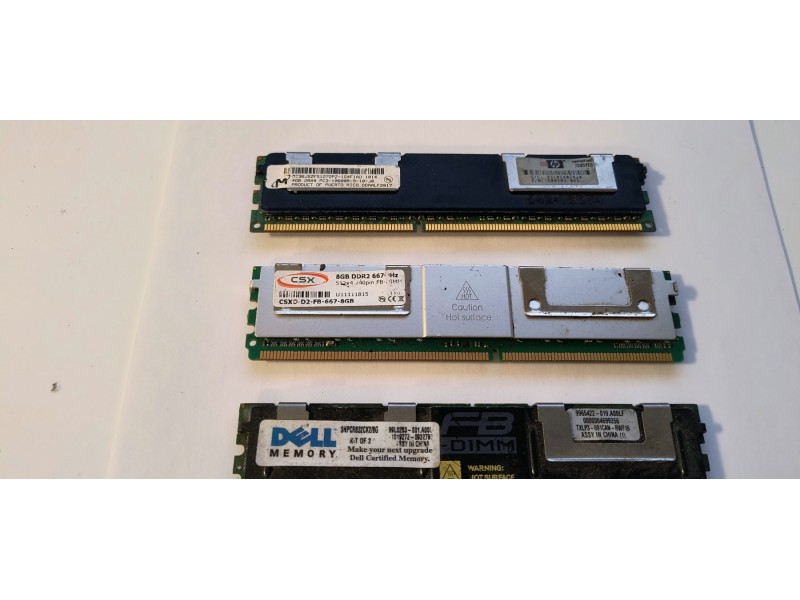 Ram memorije 2x 8gb + 4gb 64s