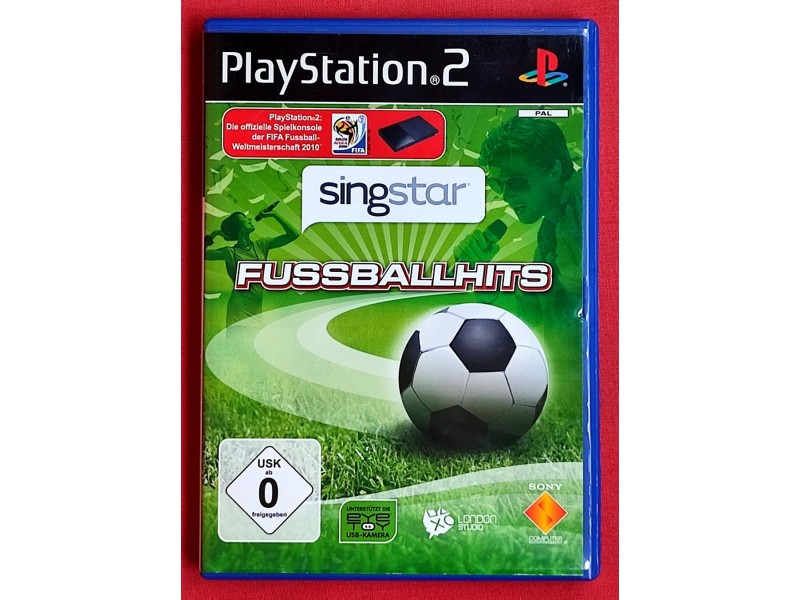 SingStar Fussballhits - PS2 Originalna Igra