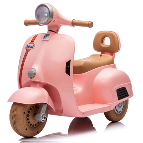 Motor Vespa na akumulator mini skuter 6v MB276 roze boja 601719R