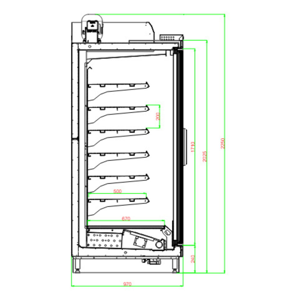 Wolf BT Plug In Minusna Rashladna Vitrina