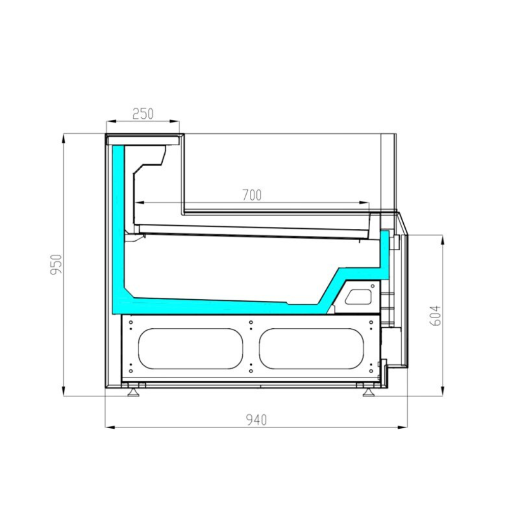 Aroma Horizontalna Rashladna Vitrina