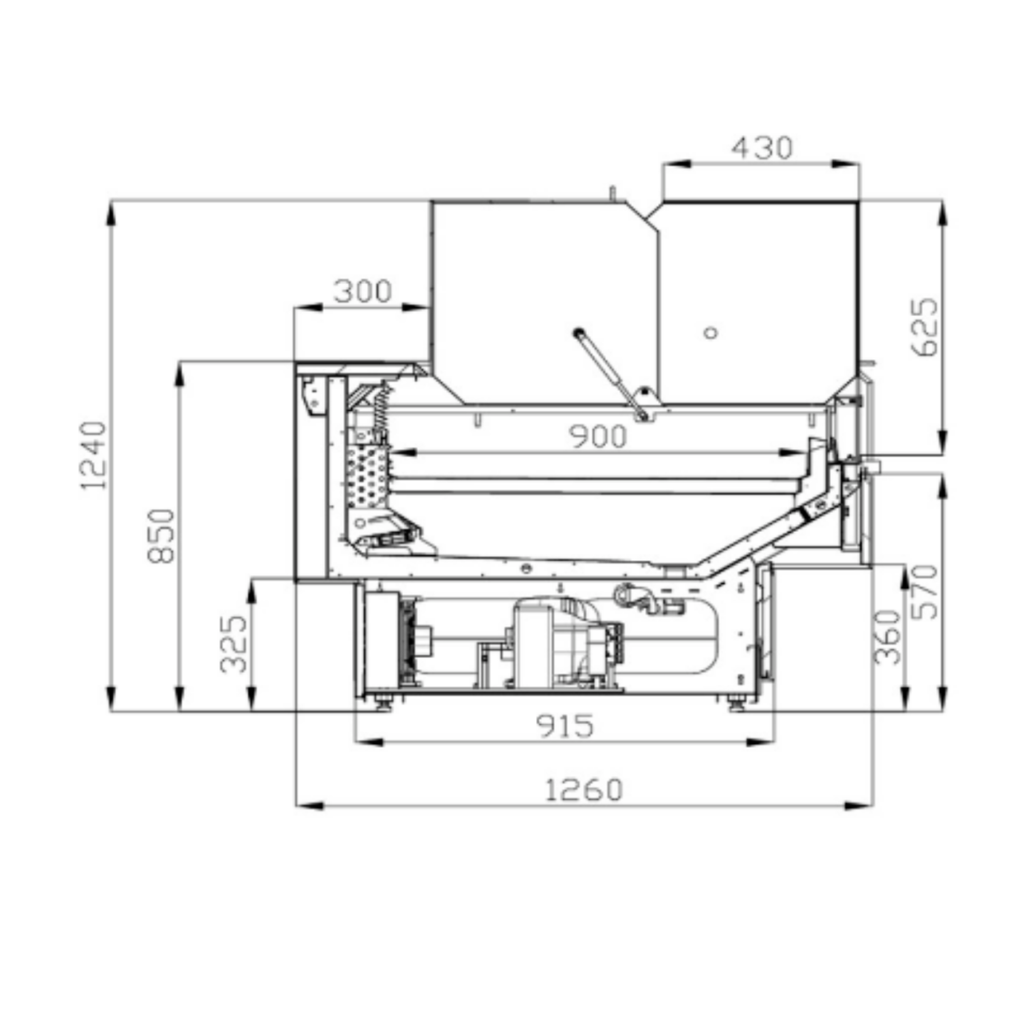 Aroma AXS Horizontalna Rashladna Vitrina