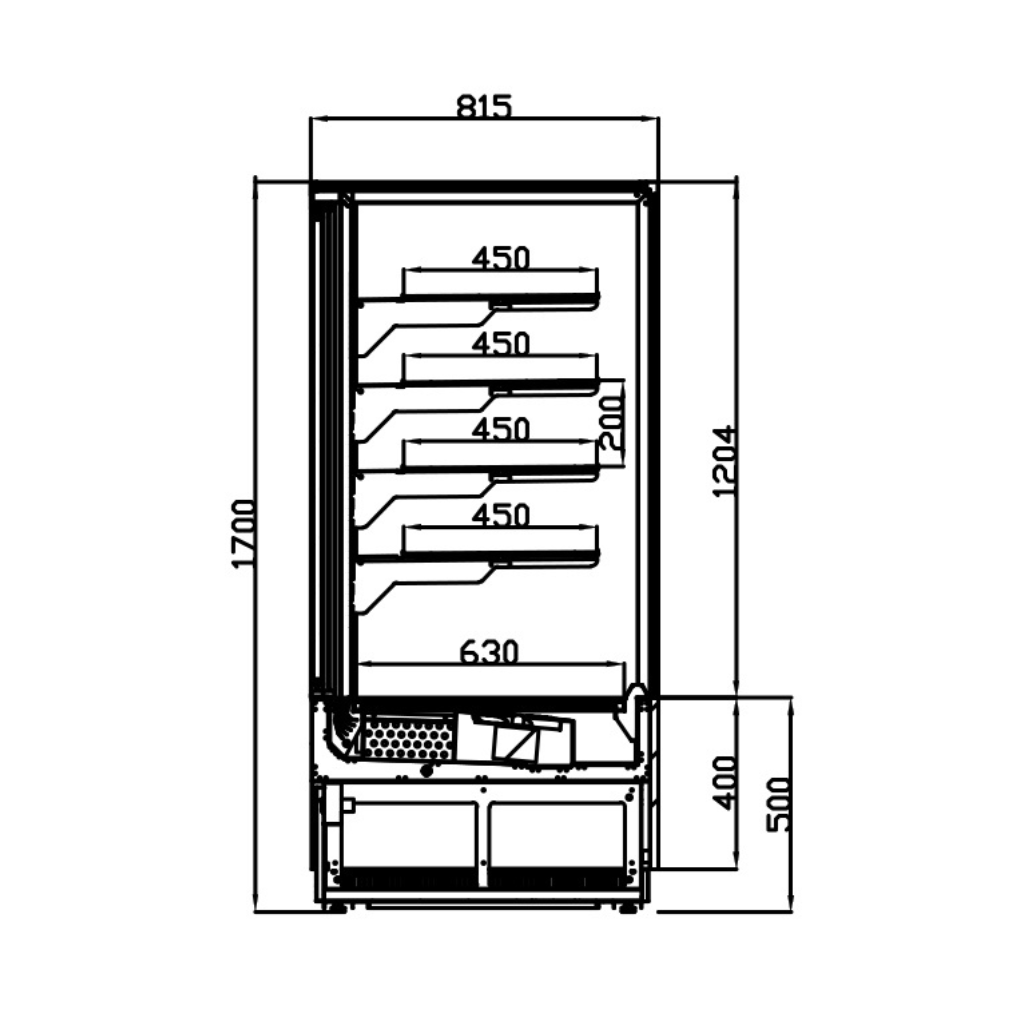 Kristal Horizontalna Rashladna Vitrina