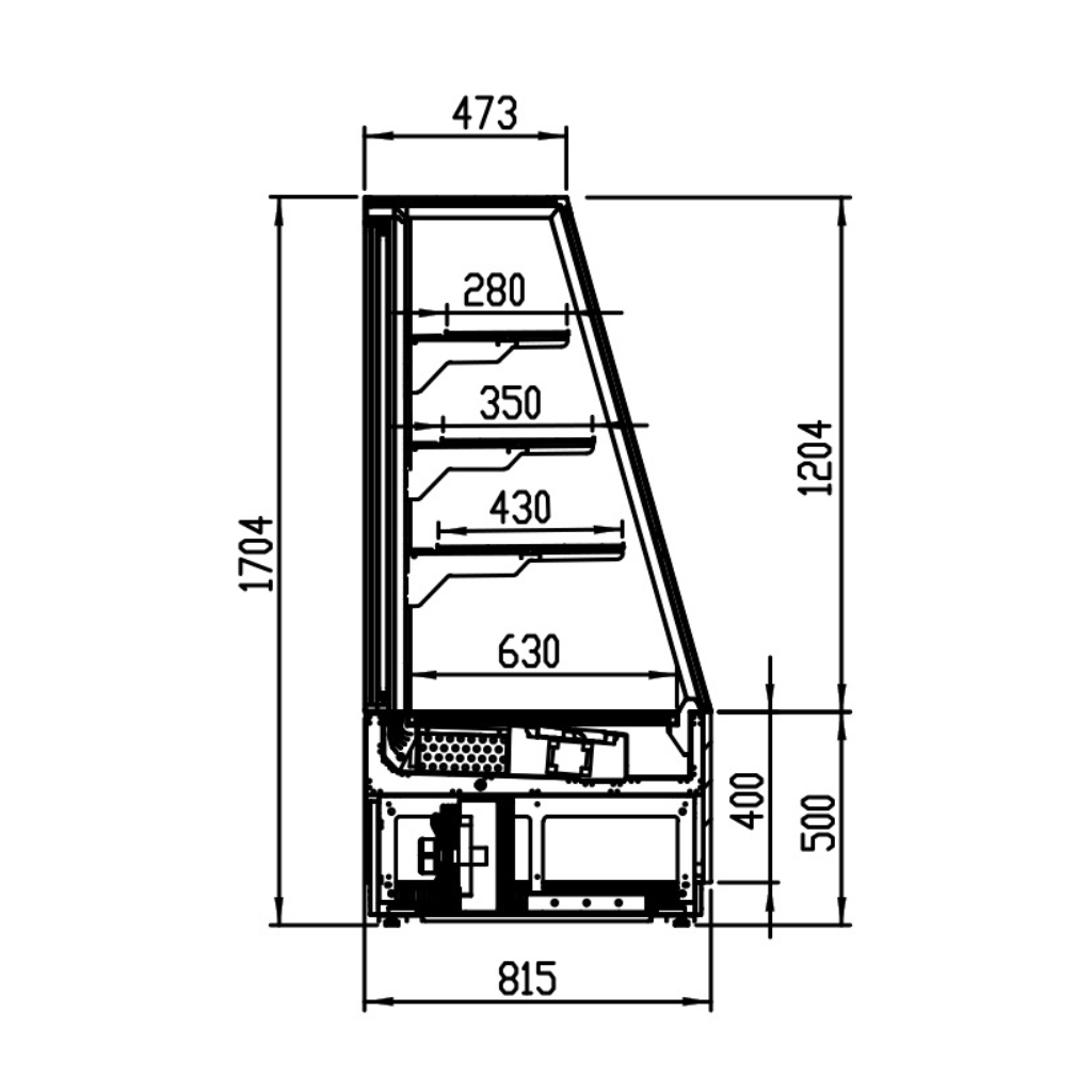 Kristal Italic Horizontalna Rashladna Vitrina