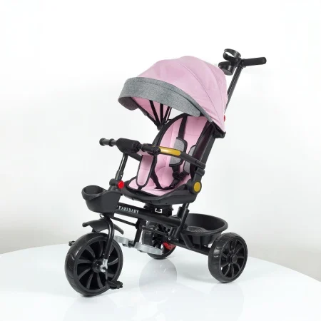 Tricikl za decu sa rotirajućim sedištem I ležećim položajem SM-25202 Roze