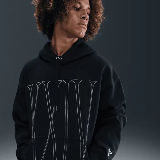 KOBE PULLOVER BASKETBALL HOODIE 'BLACK'