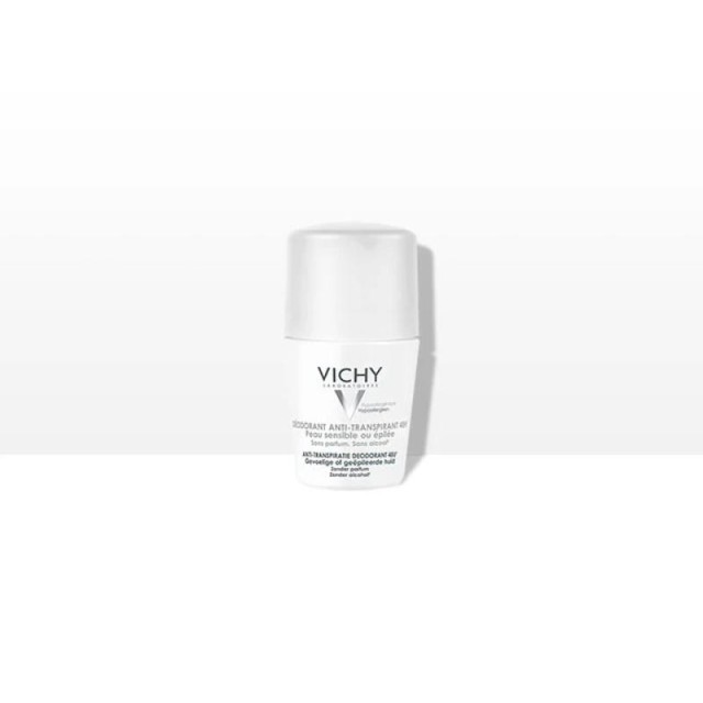Vichy Roll-on dezodorans za regulaciju znojenja do 48 h za osetljivu i depiliranu kožu 50 ml