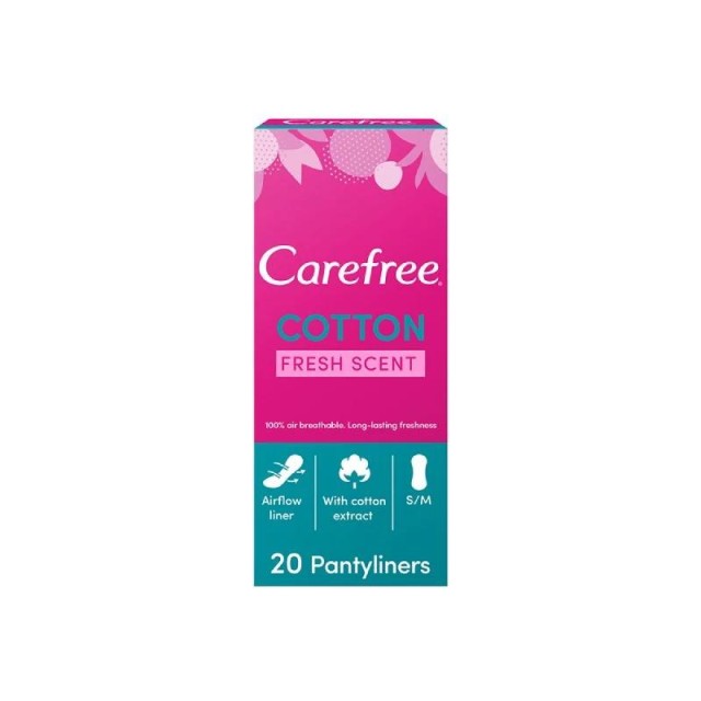 Carefree dnevni ulošci cotton fresh 20x