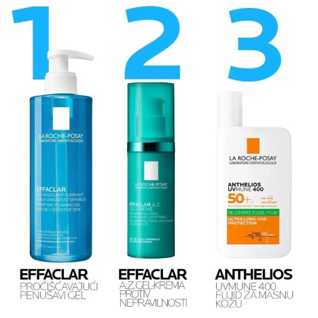 La Roche-Posay Effaclar A.Z. gel-krema 40 ml