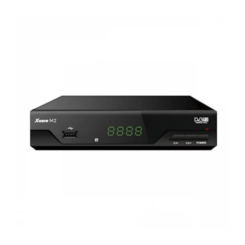 Set Top BOX Xwave M2 DVB-T2 LED/scart/HDMI/RF in-out/USB/media player/metalno kućište