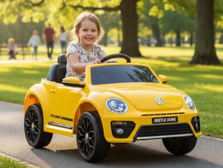 Volkswagen Beetle Dune Žuti Automobil za decu Licencirani