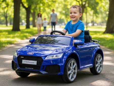 Audi TT RS – Licencirani Dečiji Automobil na Akumulator Plavi (12V)