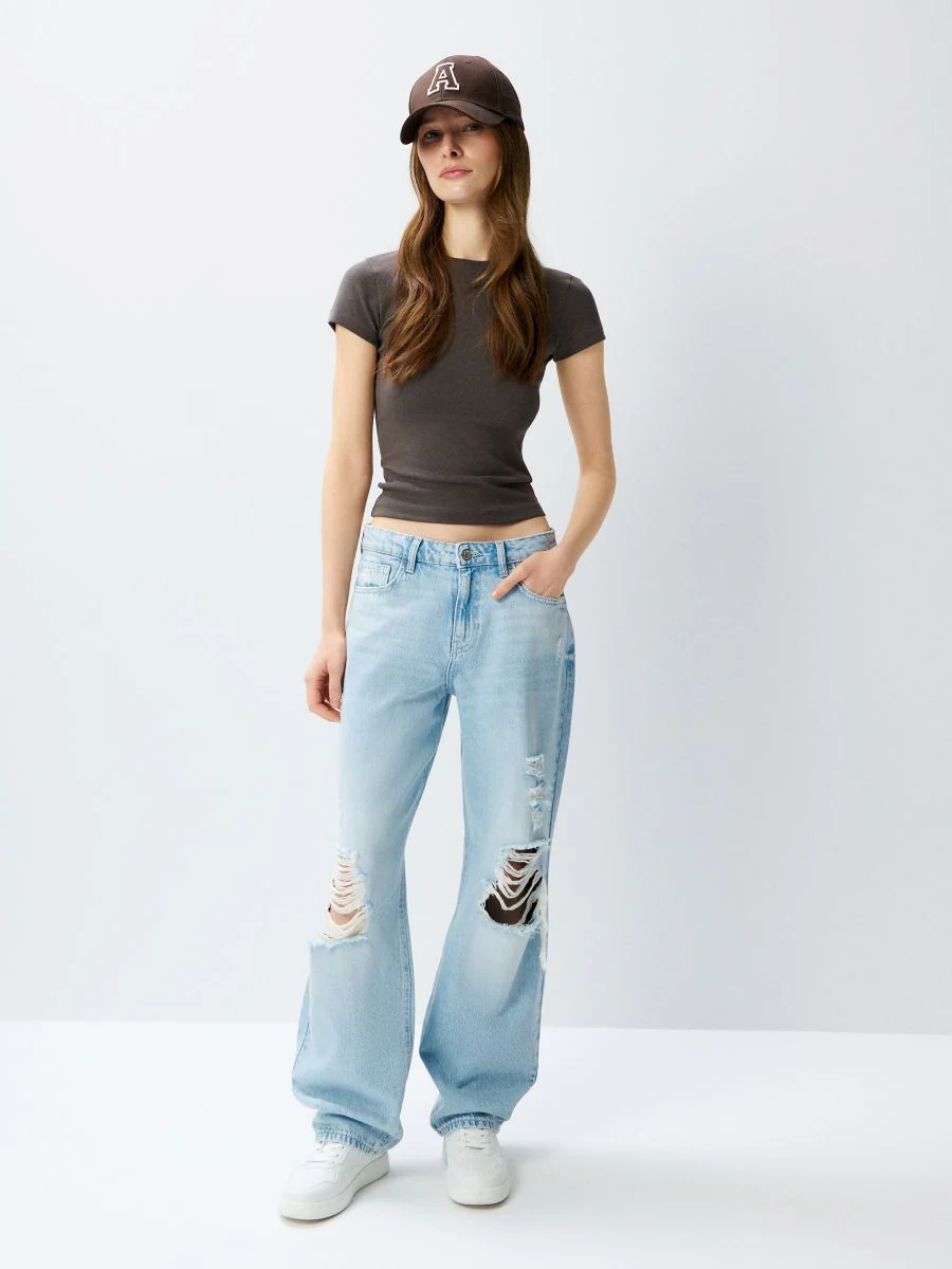 Baggy fit farmerke