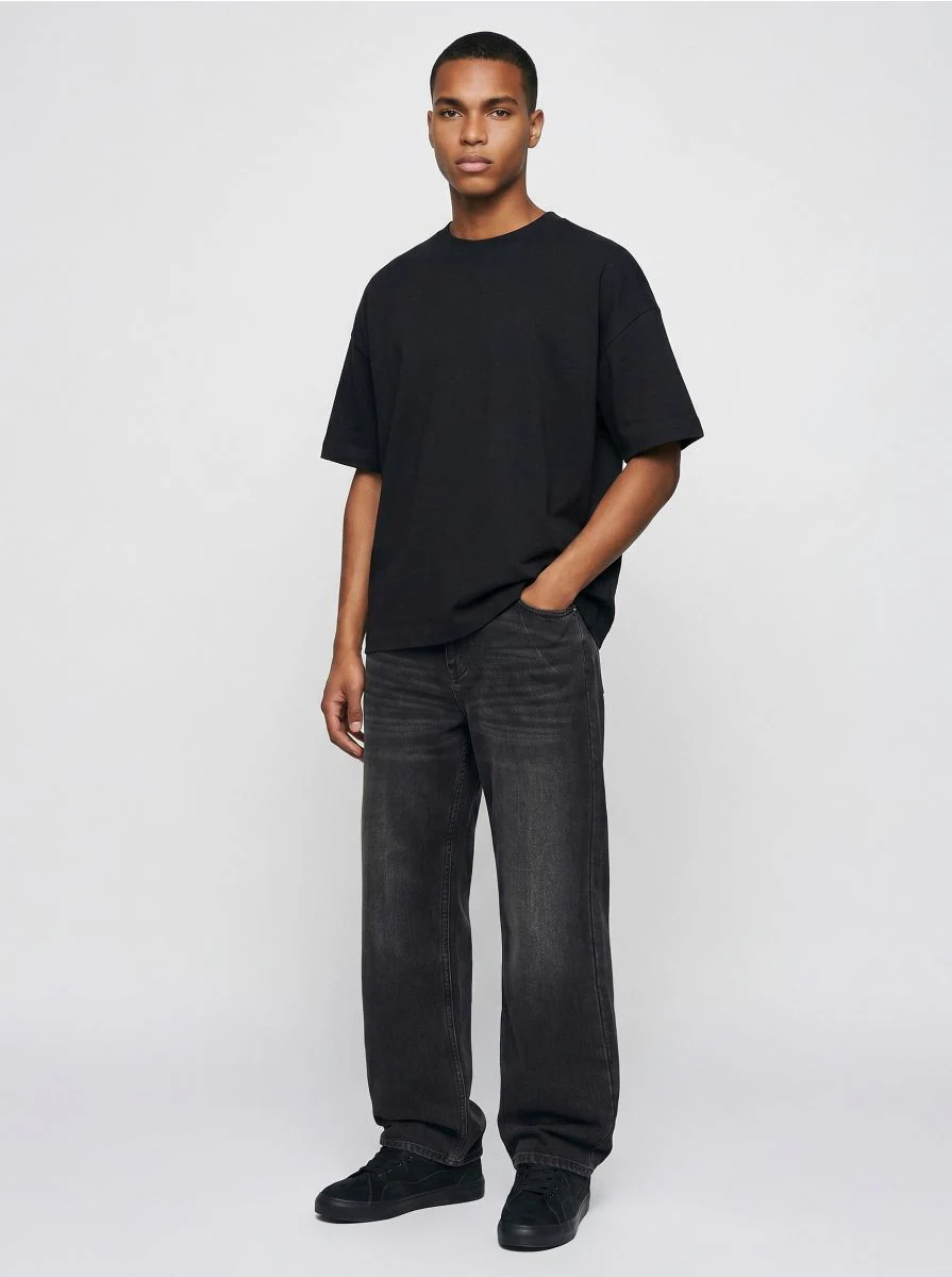 Baggy fit farmerke