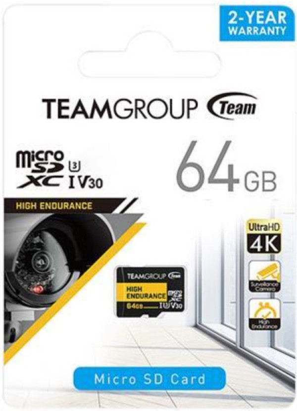 TeamGroup MICRO SDXC 64GB High Endurance UHS-I U3