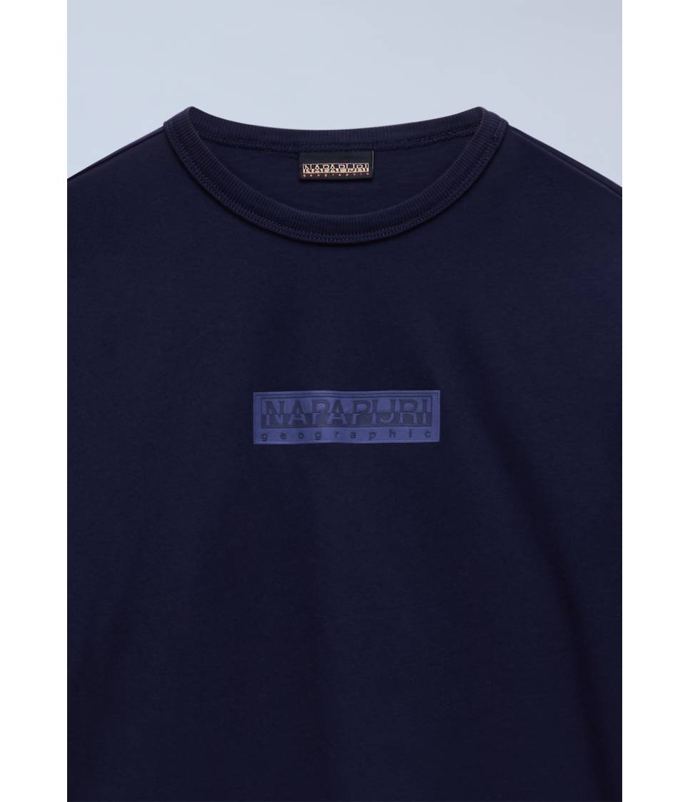 K S-NEW BOX LOGO SS BLU MARINE