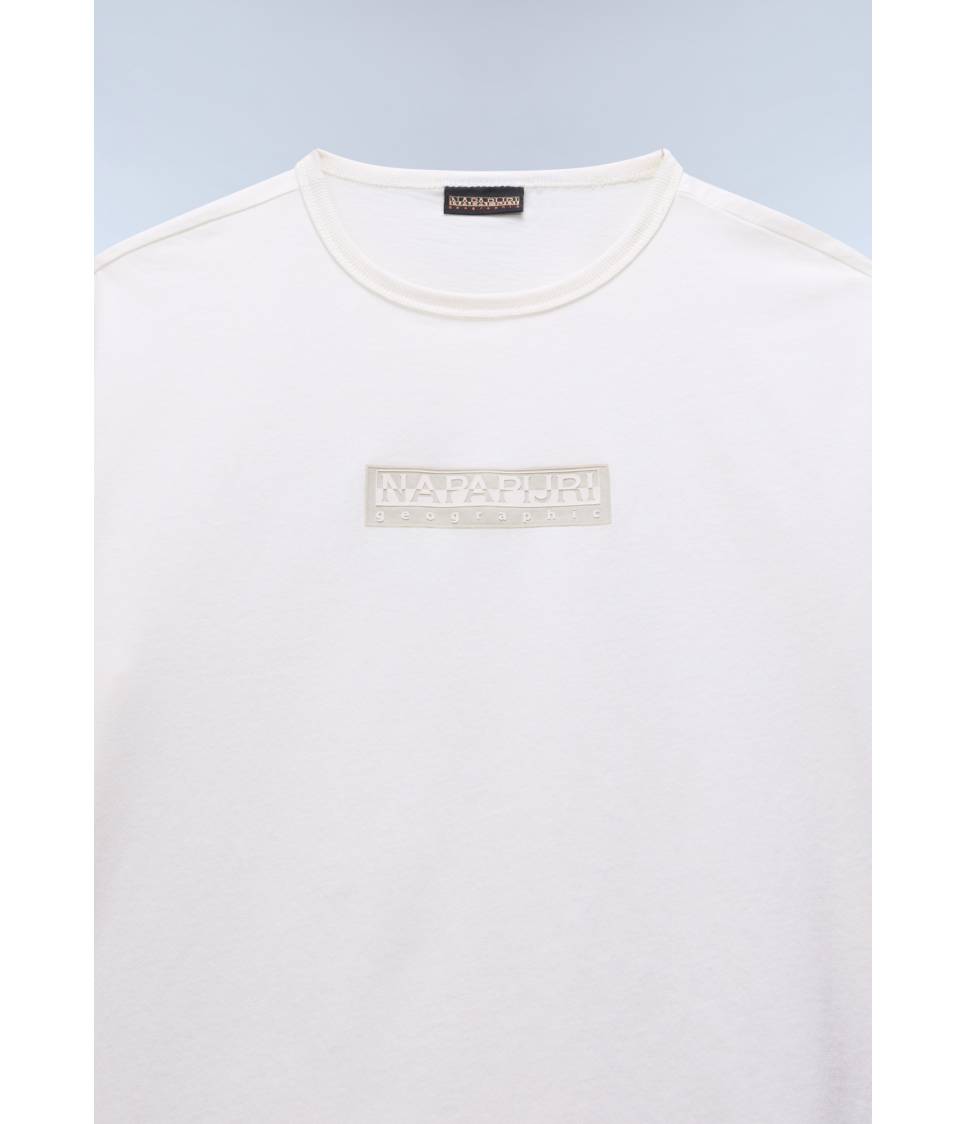 K S-NEW BOX LOGO SS WHITE WHISPER