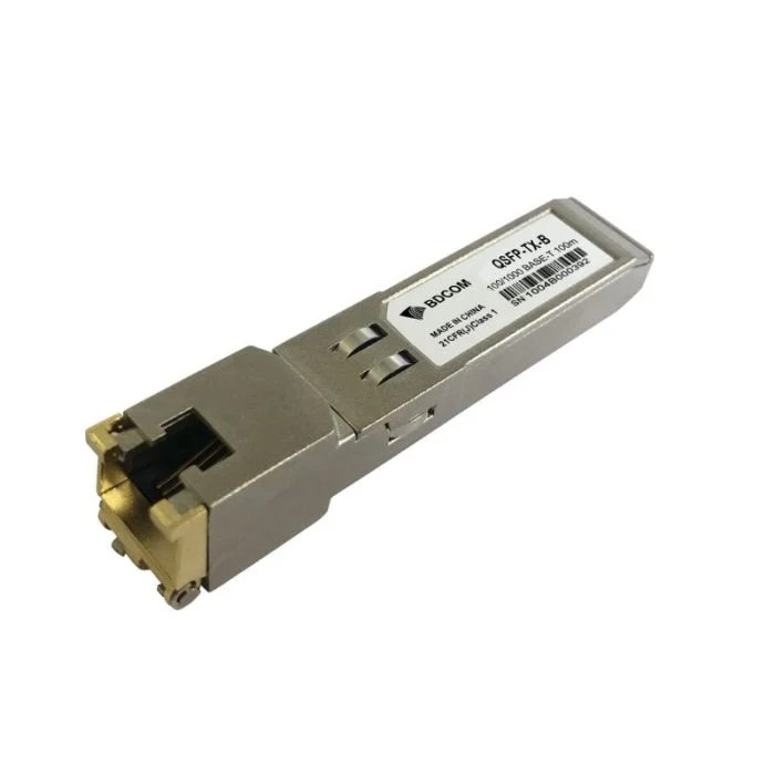 SFP modul GSFP-TX-B 1GE SFP to RJ45 BDCOM
SFP modul GSFP-TX-B 1GE SFP to RJ45 BDCOM