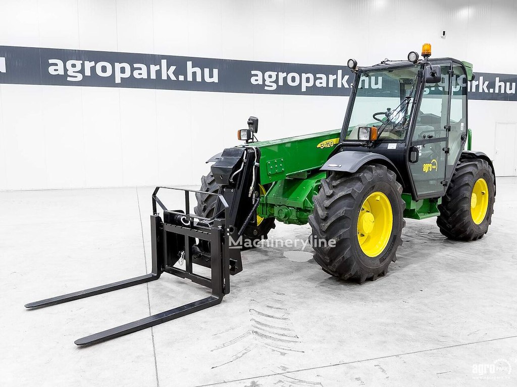 John Deere 3420 telehandler with 7 m reach, air con, air seat, suspended bo teleskopski utovarivač