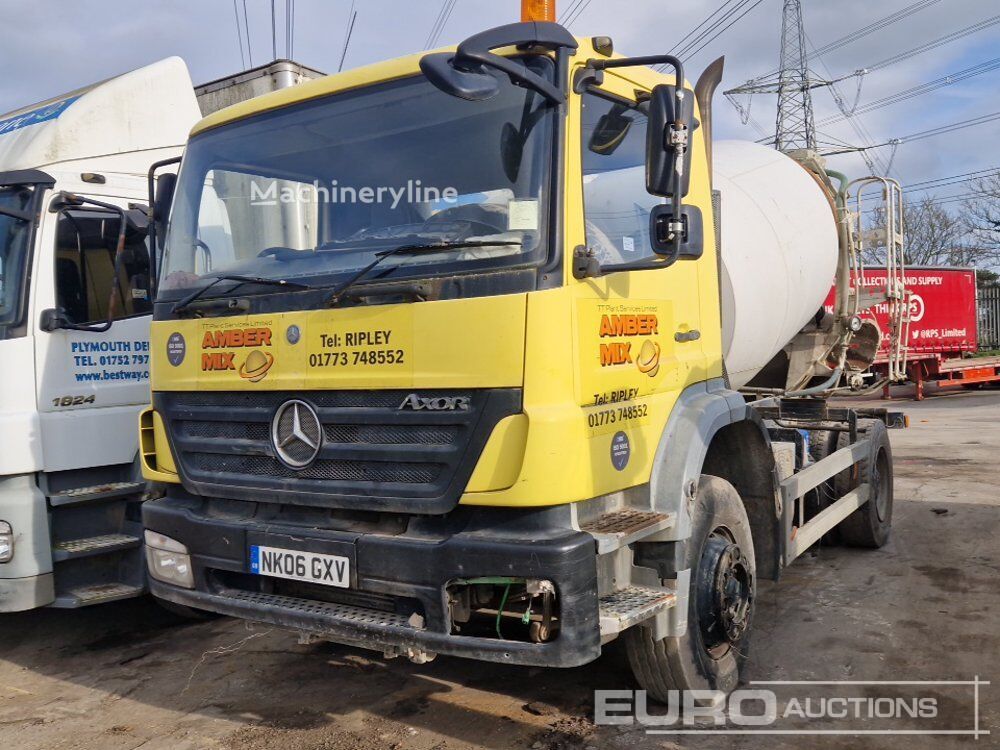 Prodaje se Mercedes-Benz Axor kamion s mešalicom za beton na aukciji