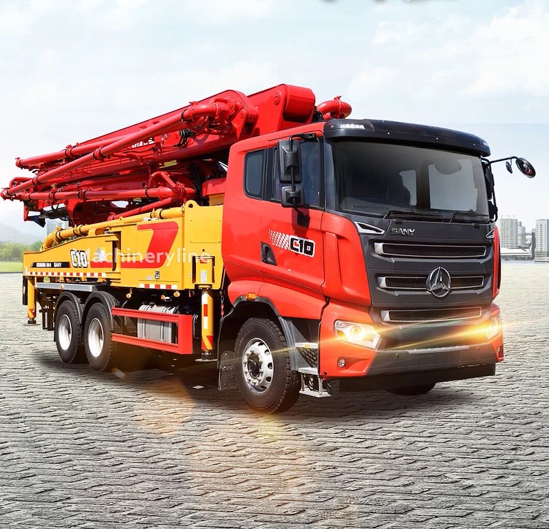 Nova Sany 2026 Sany 43m on Sany New concrete pump truck pumpa za beton