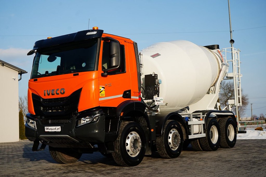 Stetter na šasiji IVECO X-WAY 420 / 8X4 / BETONOMIESZARKA 9 M3 / SCHWING STETTER / AUTOM kamion s mešalicom za beton