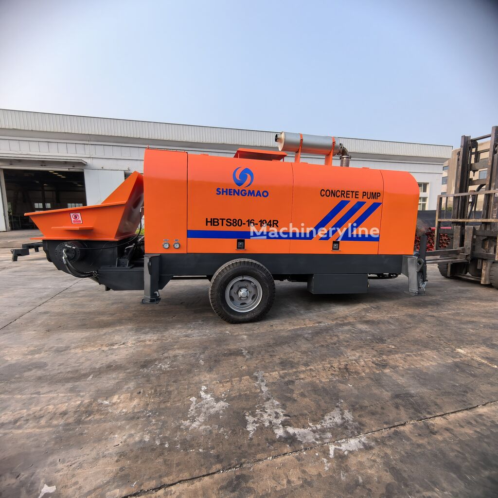 Nova 80m³/h Diesel Concrete Pump Weichai Engine stacionarna betonska pumpa