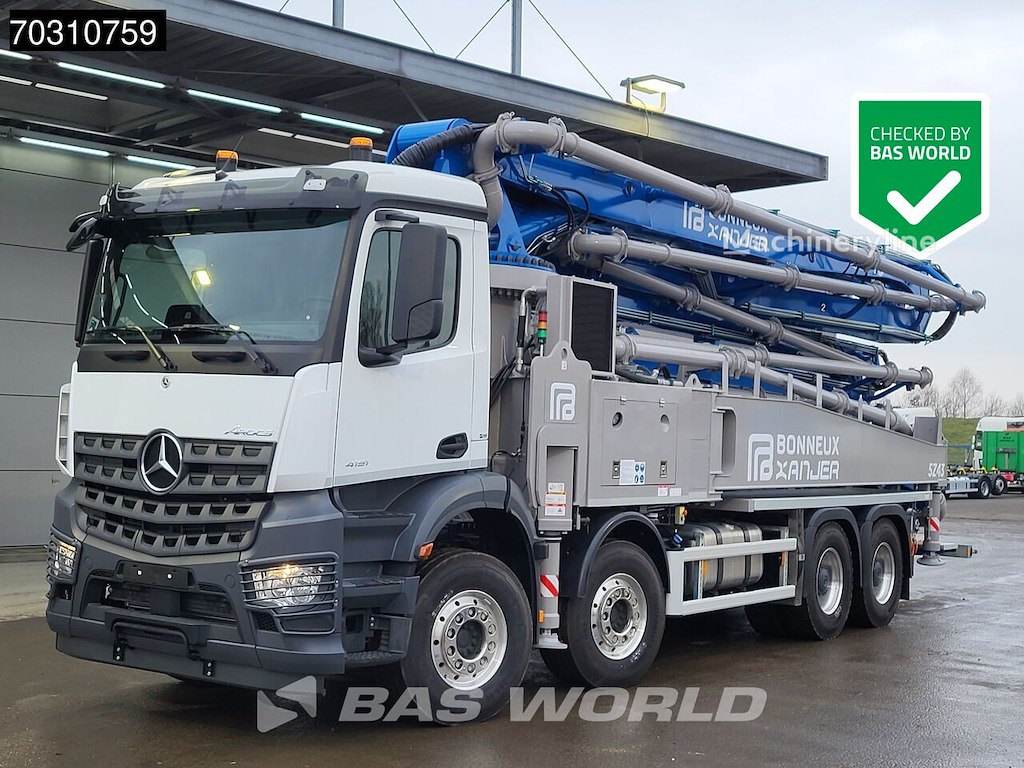 Nova Mercedes-Benz Arocs 4151 Arocs 8X4 NEW! 43mtrs Bonneux 5Z43 concrete pump Stee pumpa za beton