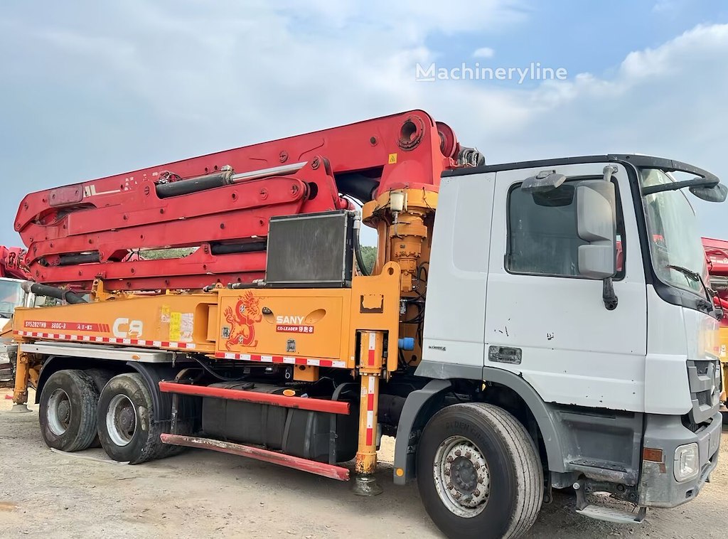 Sany 2014 Sany 38m Mercedes chassis pumpa za beton