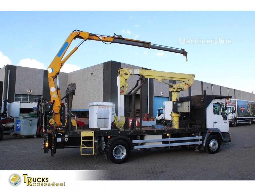 MAN 14.224 + EURO 2 + PTO + EFFER 95 / 2S + 11.5meter platform auto dizalica s korpom