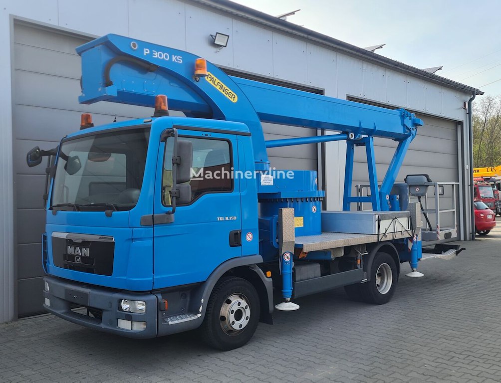 MAN TGL 8.150 - PALFINGER P 300 KS auto dizalica s korpom