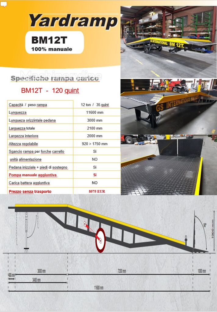 GS BM12T - RAMPA DI CARICO stacionarna rampa