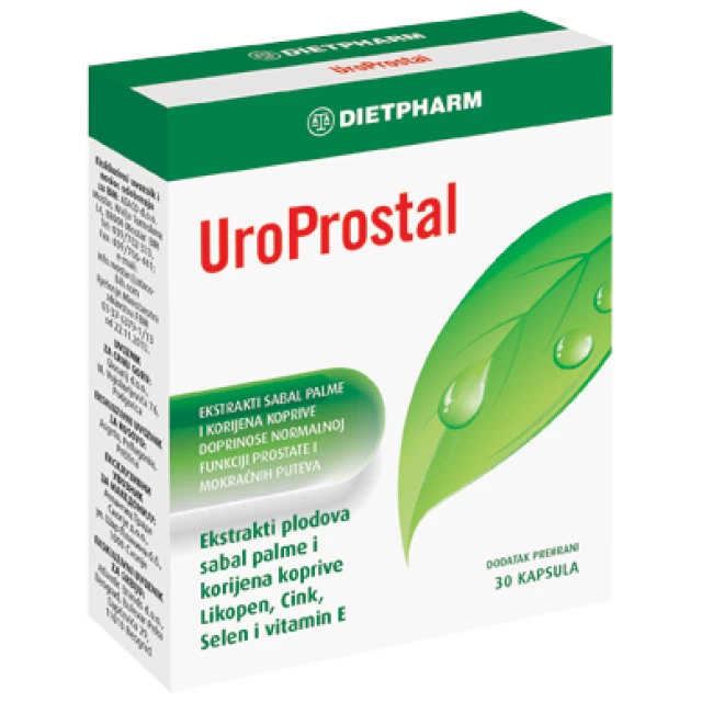 UROPROSTAL KAPSULE – Dermo-nutritivna podrška za prostatu i vitalnost urinarnog trakta